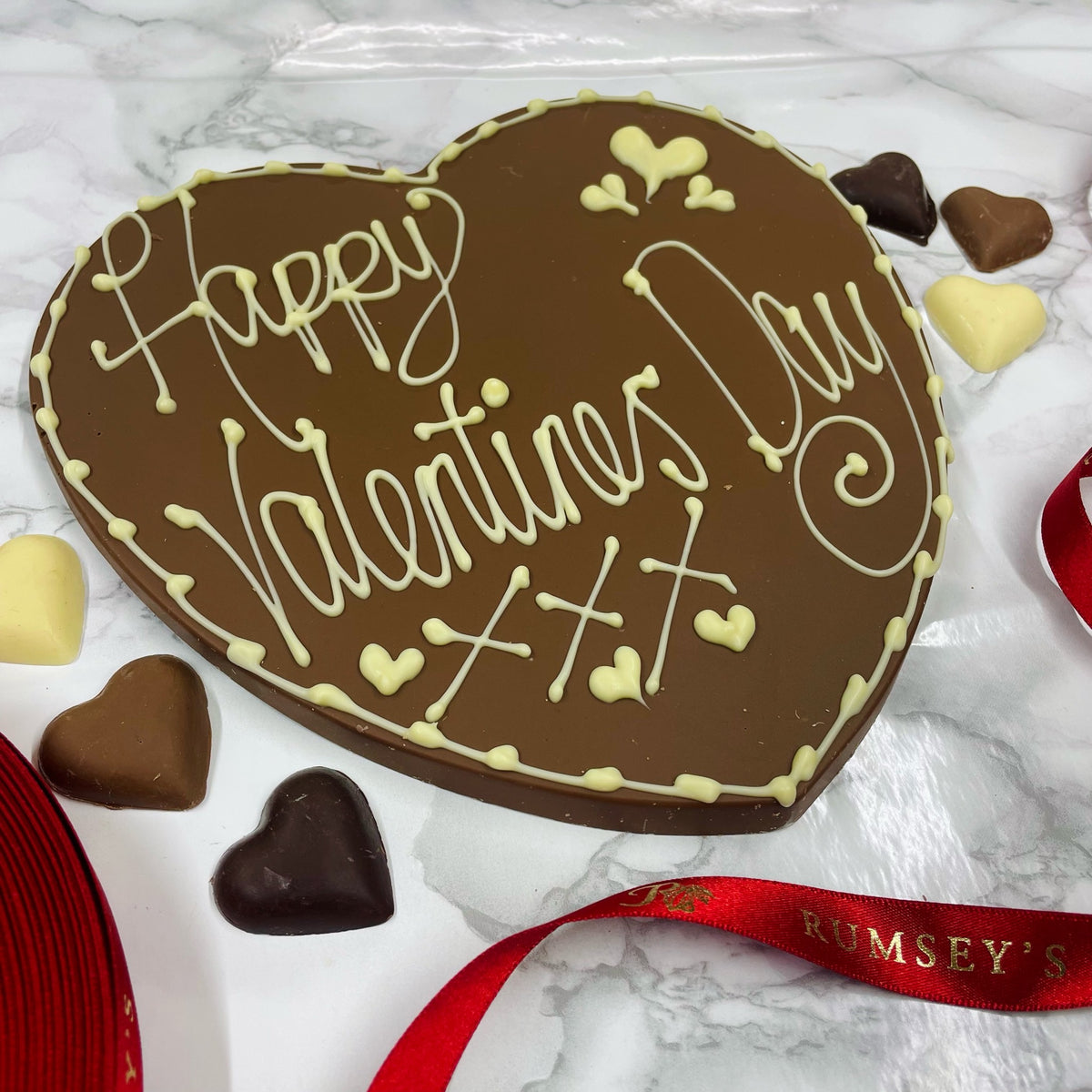 Heart Shaped Chocolate Plaque – Rumsey's Handmade Chocolates