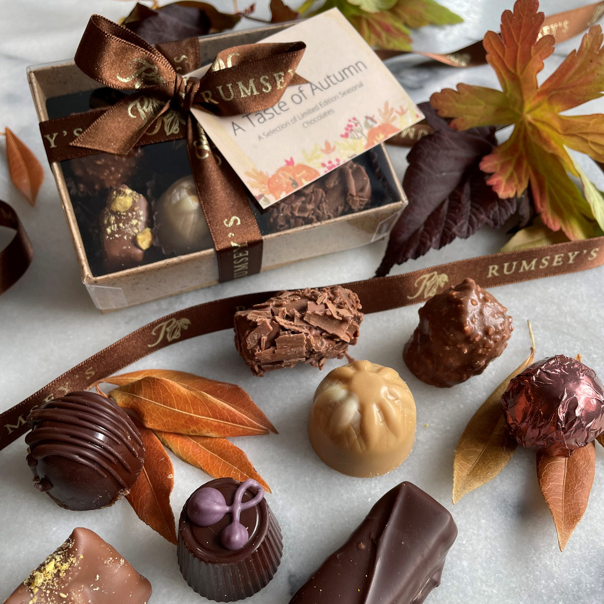 A Taste of Autumn Gift Box – Rumsey's Handmade Chocolates